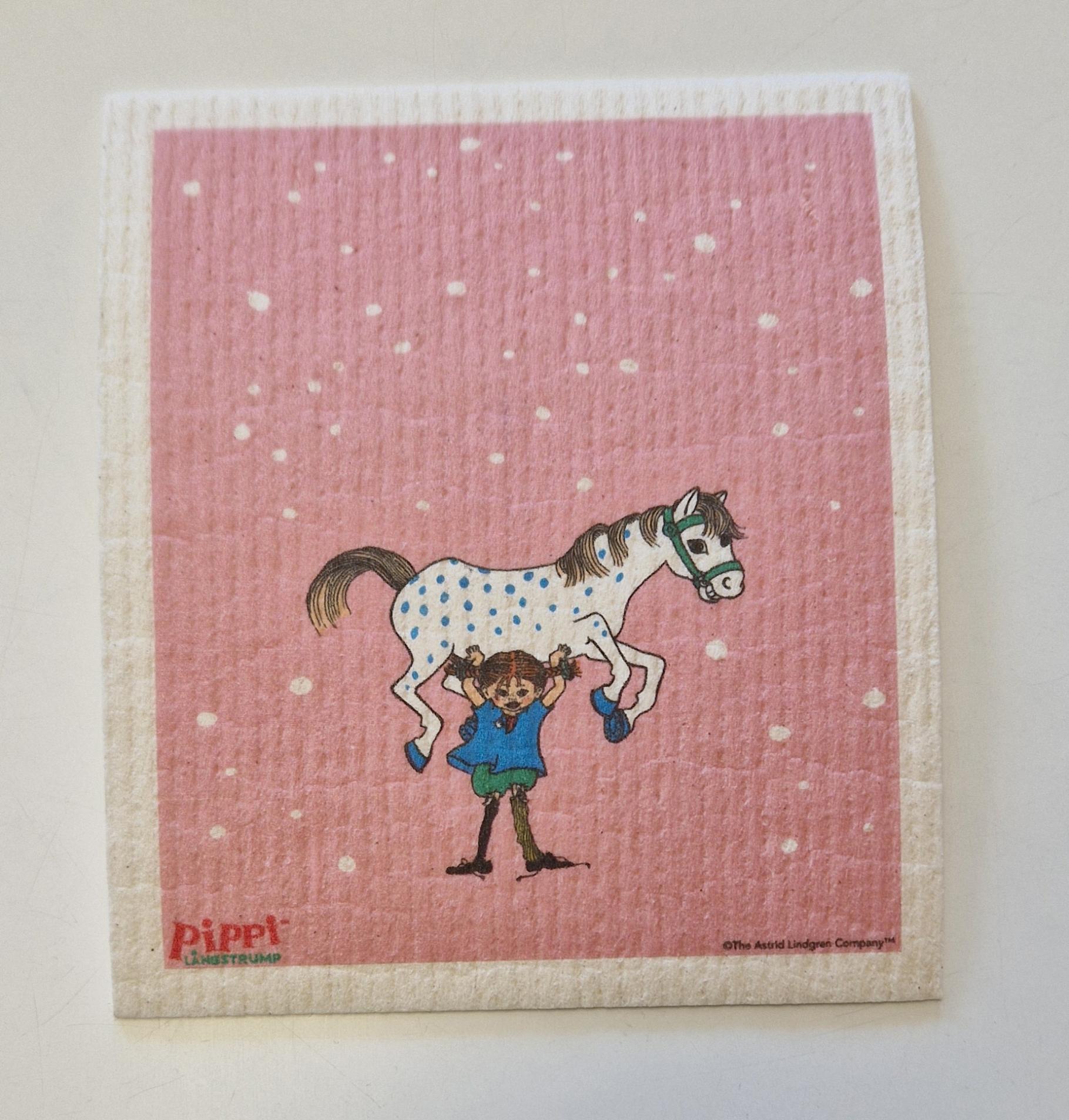 Pippi Med Vänner rosa disktrasa - Arvidssons